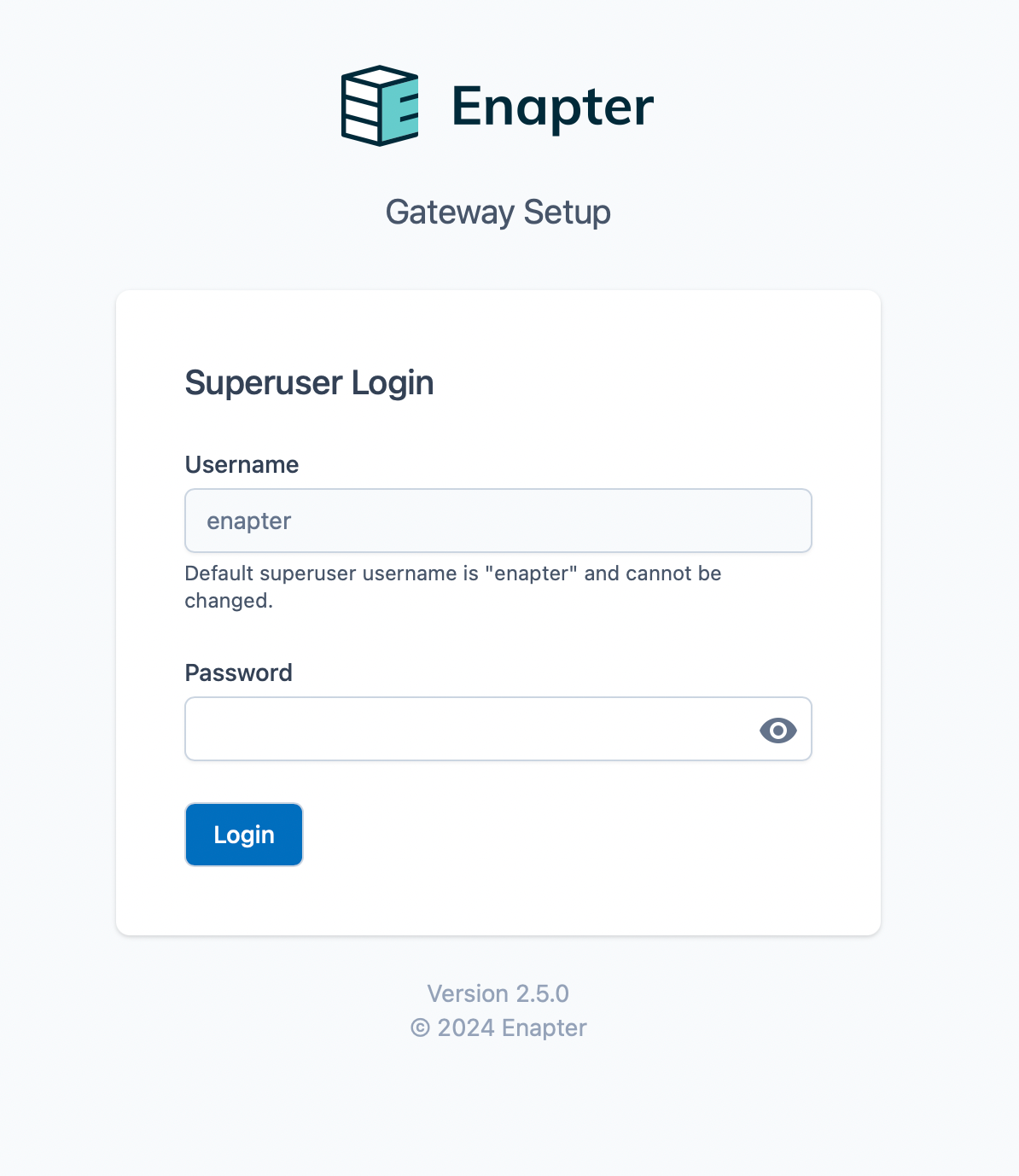 Enapter Gateway Settings | Enapter Handbook